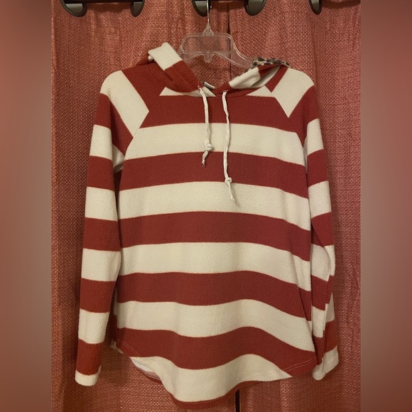 7th Ray | Sweaters | 7th Ray Striped Lightweight Sweater Hoodie With ...